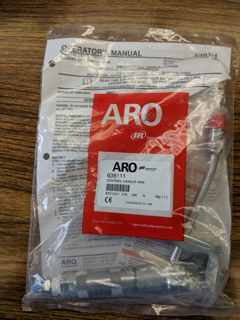 ARO 636111 High-Pressure Grease Control Handle 7500 PSI – Fluid ...